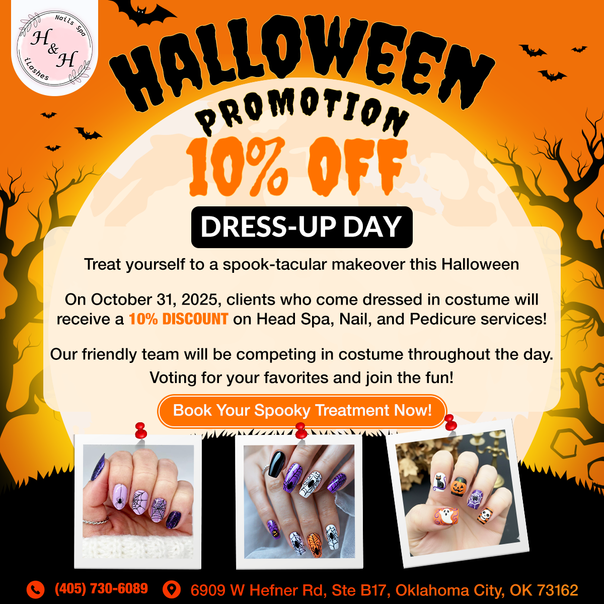 H&H Nails Spa & iLashes | Nail Salon In Oklahoma City, OK 73162